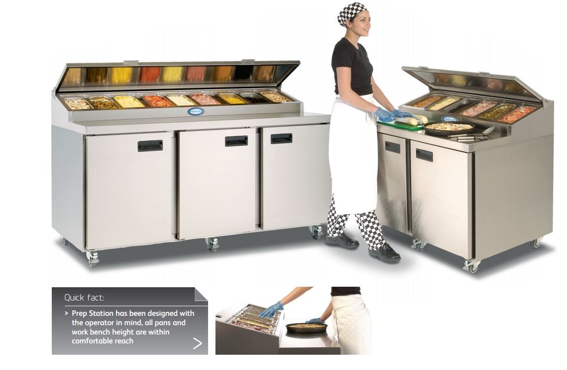 FOSTER FPS2HR --- Refrigerated 2 Door Prep Counter