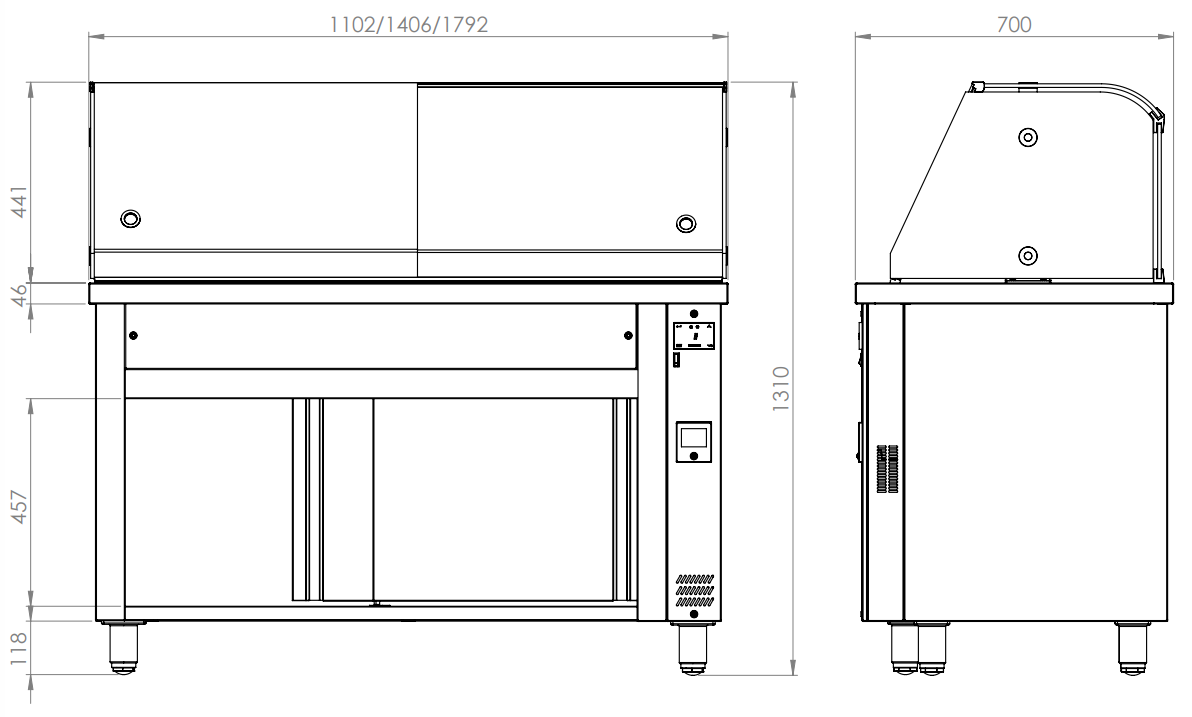 Inomak MIV711: Perfectly Warm Your Dishes with Glass Structure!