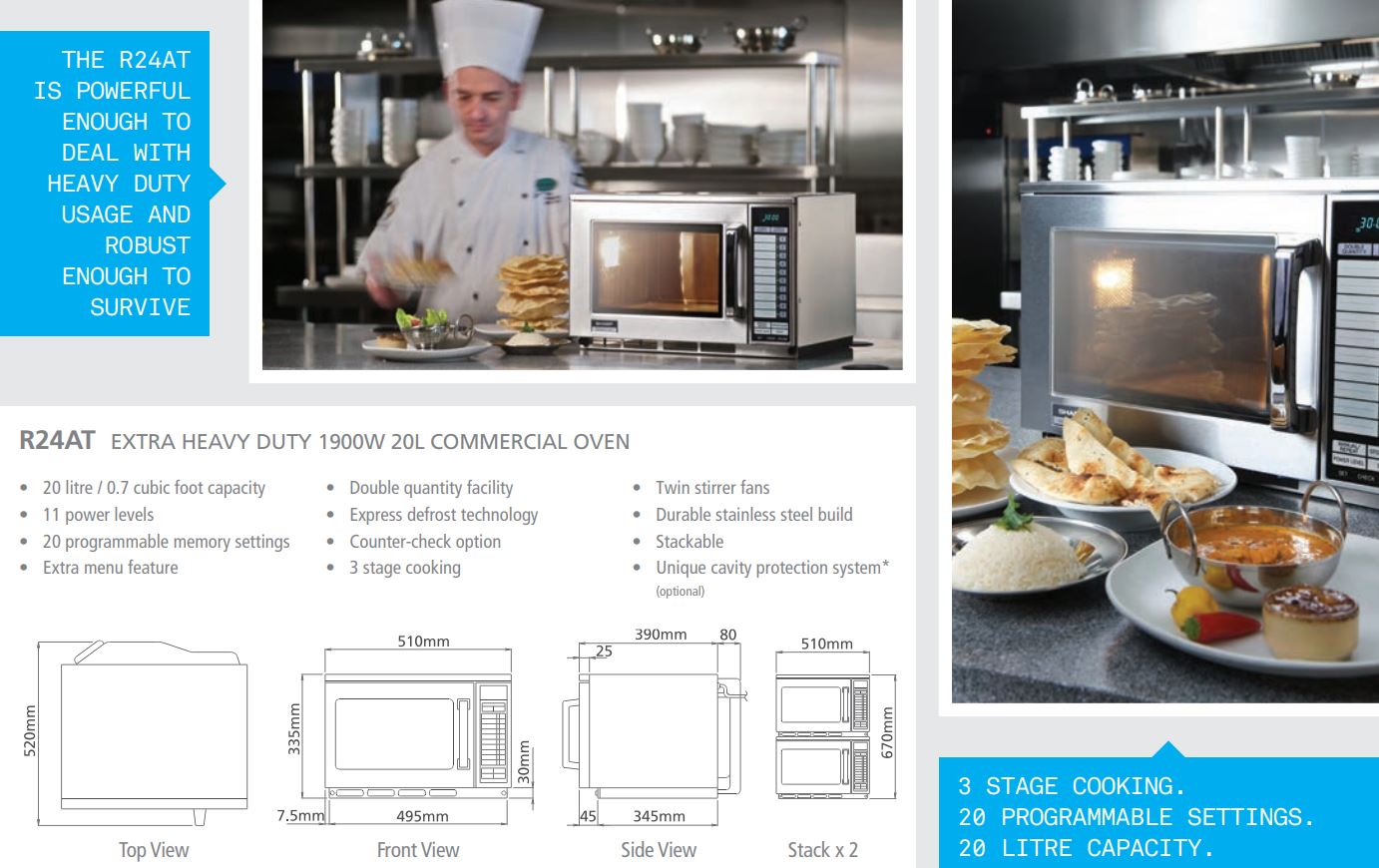 Sharp R24AT: The Ultimate Heavy Duty Microwave for Your Kitchen - Get ...